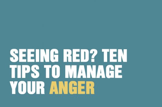 Seeing Red? Ten Tips To Manage Your Anger - Talking Therapy